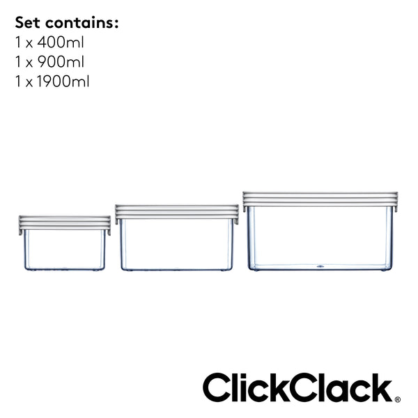 Click Clack® Round Pantry Storage Containers - The Pretty Store