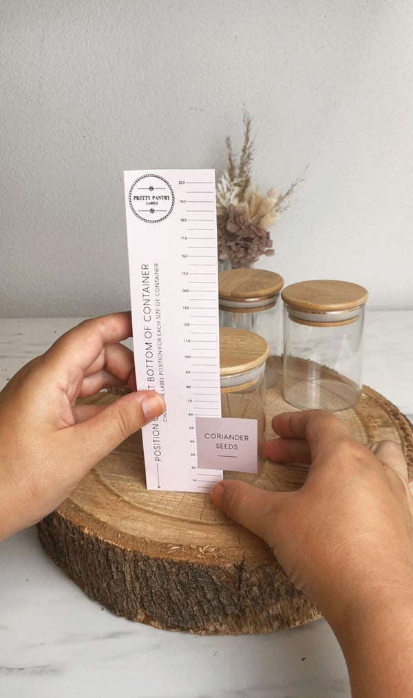 Label Application Guide Sticker - The Pretty Store