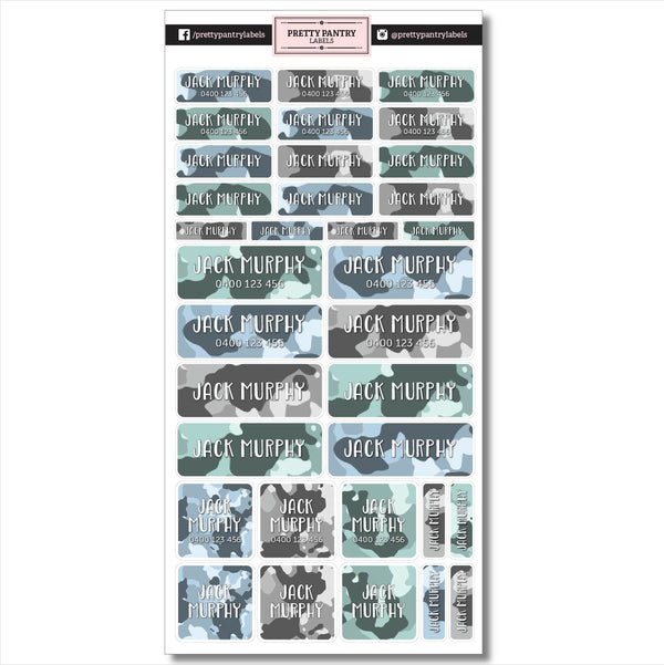 Name & Clothing Labels - Design O - The Pretty Store