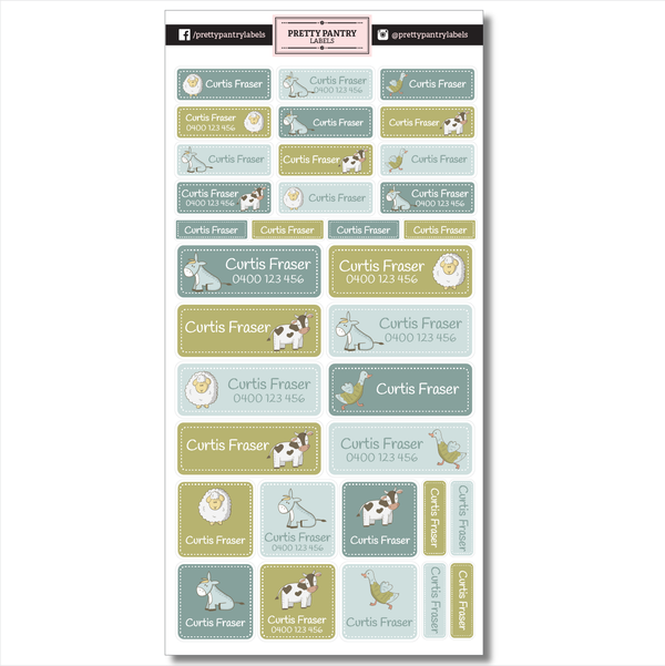 Name & Clothing Labels - Design H - The Pretty Store