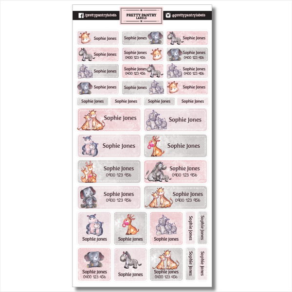 Name & Clothing Labels - Design J - The Pretty Store