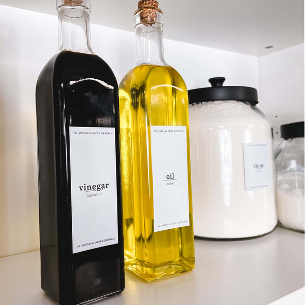 Oil Bottle Labels - Various Design Options | Pretty Pantry - The Pretty ...